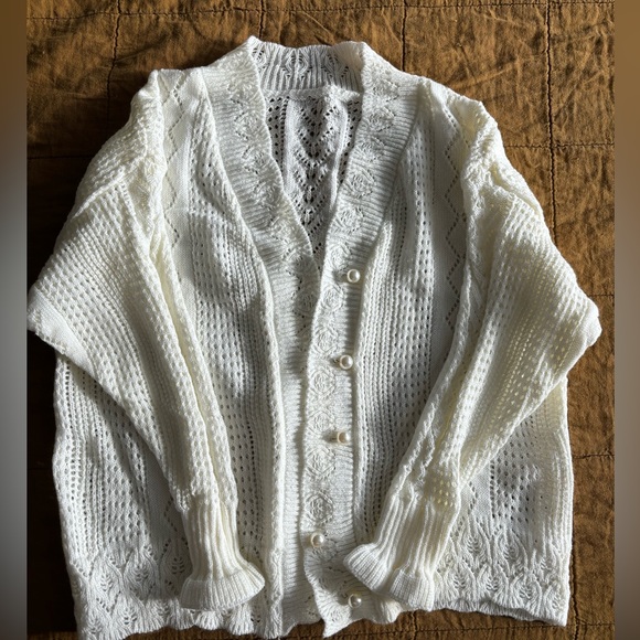 Sweaters | Vintage Delicate Knit Cardigan | Poshmark
